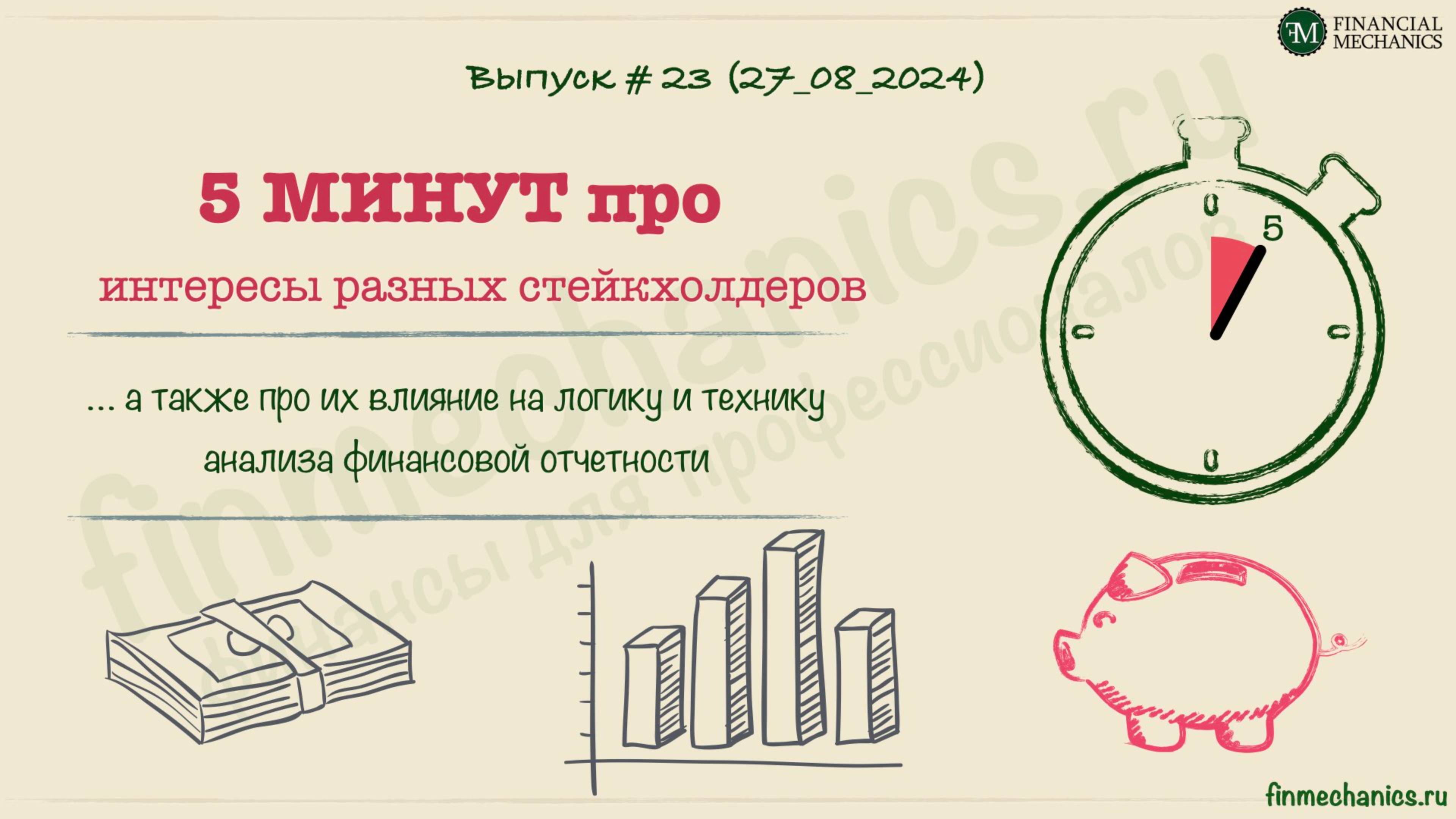 "5 минут", выпуск #23: о влиянии точки зрения на технику и логику финансового анализа