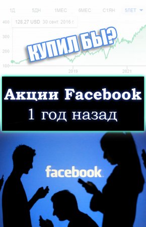 Сколько можно было заработать, купив акции Facebook 1 год назад?