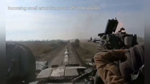 Танк ВСУ попал в ну очень ближний бой на Николаевском направлении. Пояснение в описании к видео