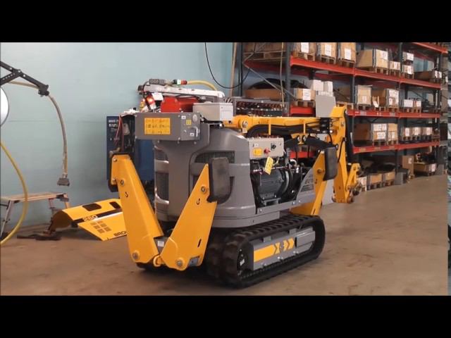 Робот Brokk 260 на аккумуляторных батареях.