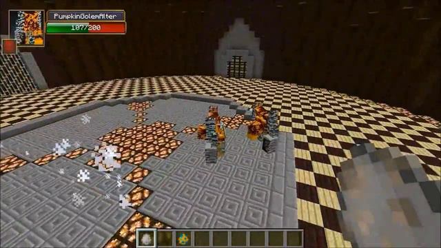 IRON GOLEM VS PUMPKIN GOLEM ALTER - Minecraft Mob Battles - Pumpkin ...