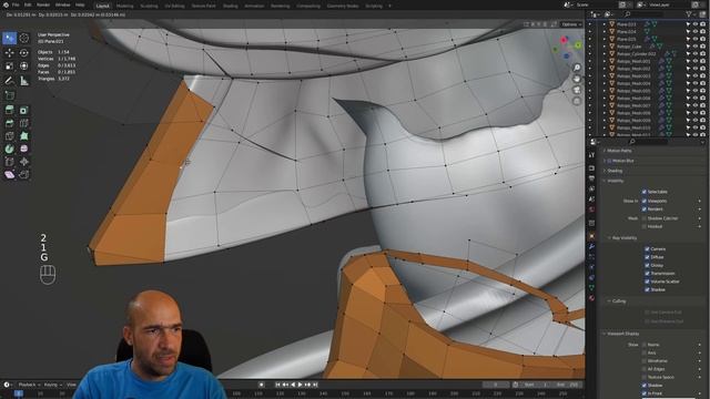 30. Upper body retopology Create a commercial game 3D character