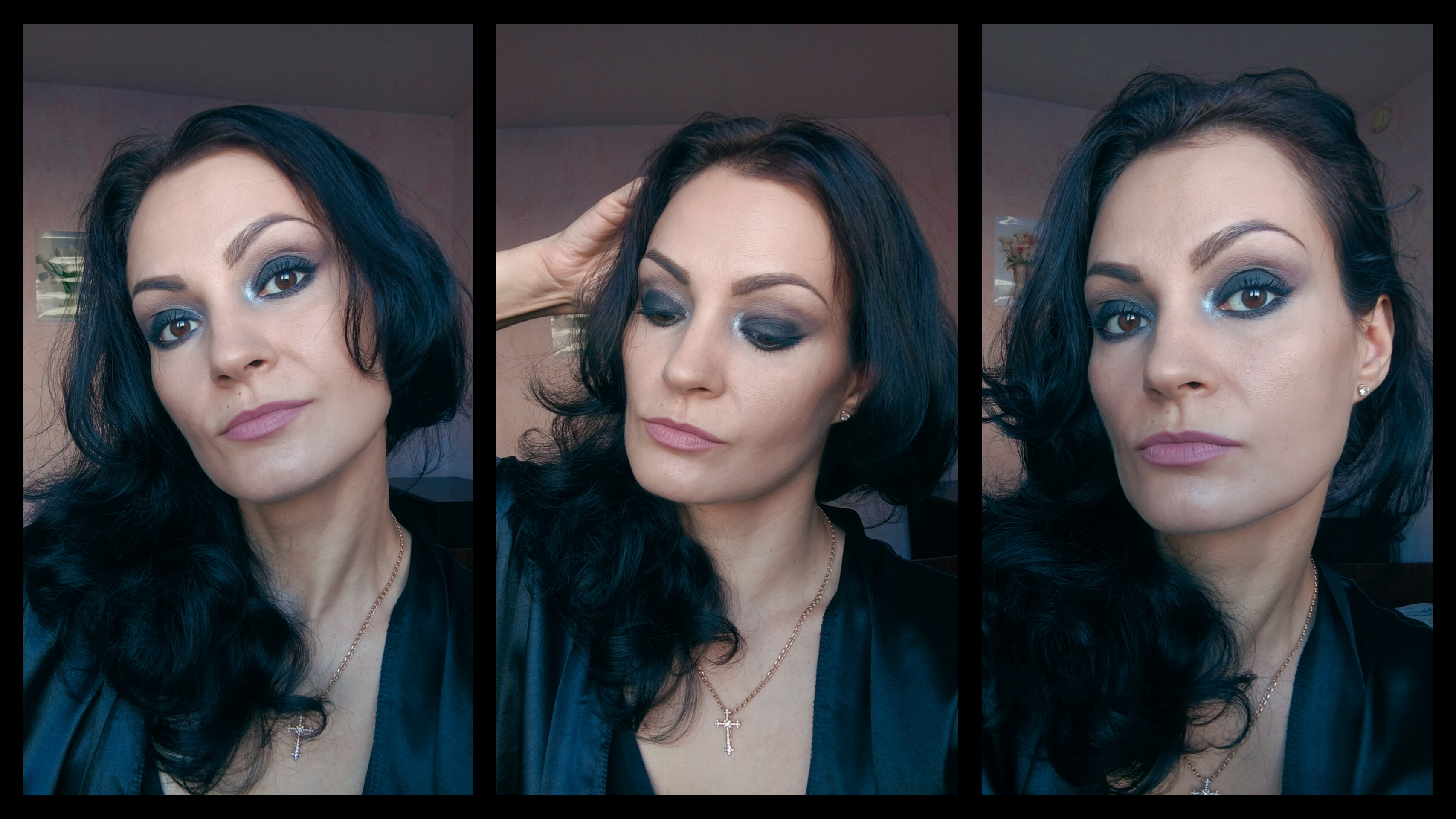 Готический макияж новой палеткой 🖤🩶