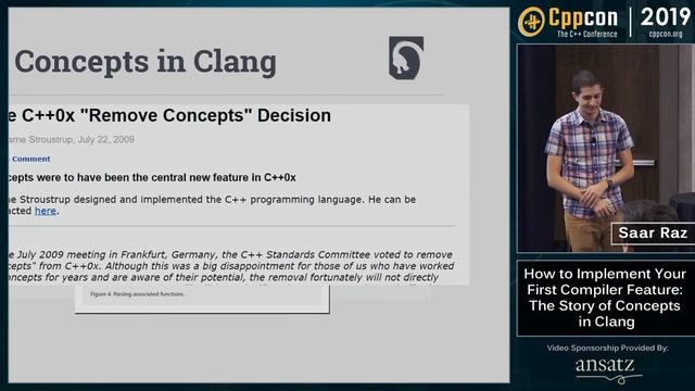 How to Implement Your First Compiler Feature_The Story of Concepts in Clang - Saar Raz - CppCon 2019