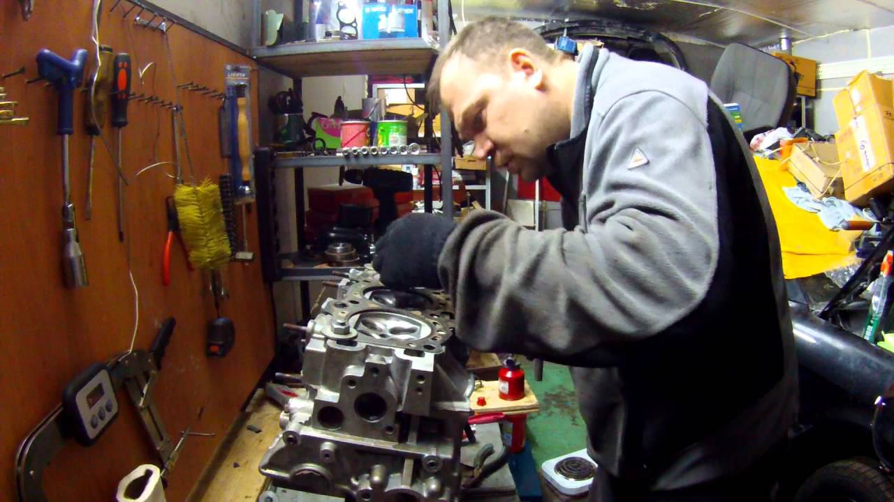 Прирезка сёдел клапанов V6 Hyundai G6BA