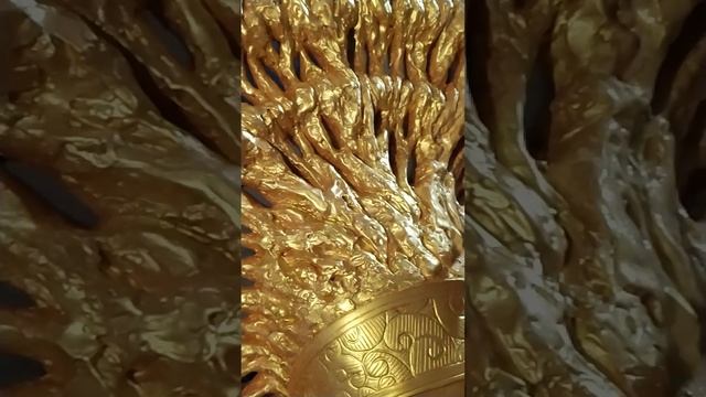 Тонировка скульптуры. Нанесение потали. Скульптура девушки "Бетельгейзе"