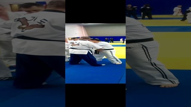 15 защита от захвата двумя руками с перди с последующим броском, болевым