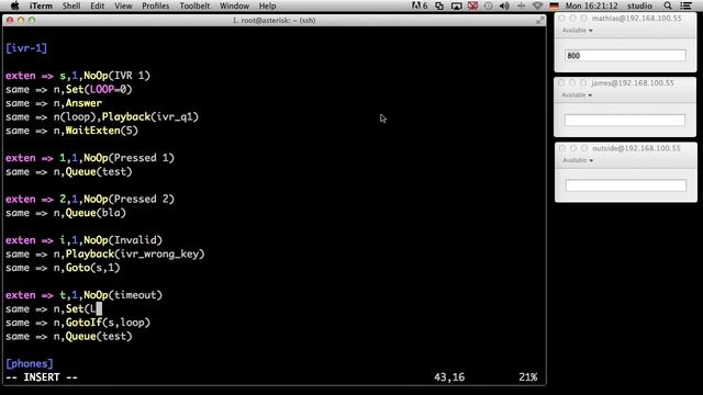Asterisk Tutorial 33 - Asterisk IVR Menu Looping [english] – смотреть онлайн видео от Питоновый ...