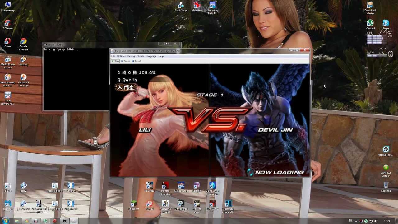 [PSP] Tekken 6 (run game on emuls Jpcsp) HD
