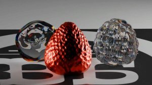 Blender 3d. Ягоды из стекла (VBMold)