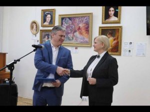 г.Минск. Открытие выставки международного арт-проекта «Вечная женственность».  6 марта 2024 года