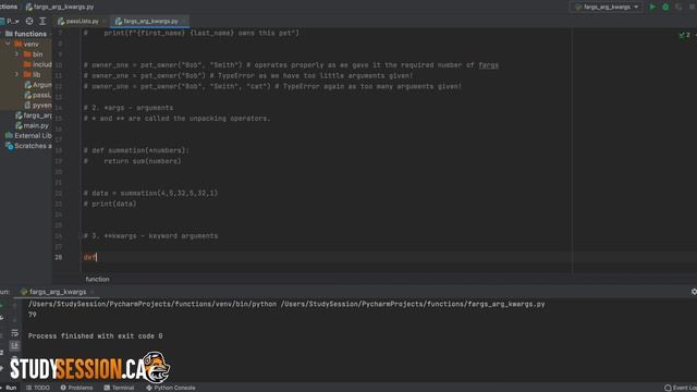 fargs, args & kwargs in Python – смотреть видео онлайн от «Python ...