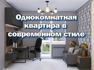 Дизайн однокомнатной квартиры с гардеробной