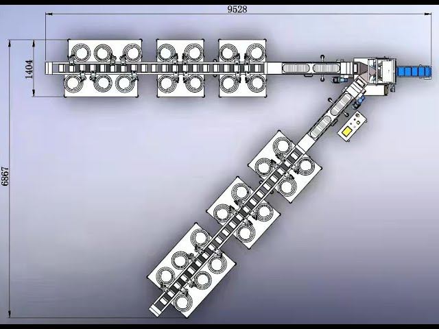 Упаковочная линия наборов мелко-штучных продуктов в пакет