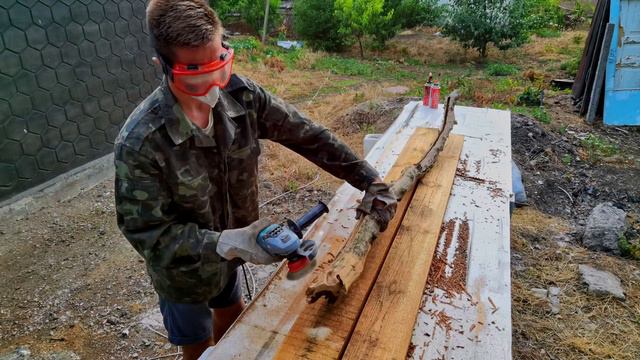 ЛЮСТРА В БЕСЕДКУ ИЗ ОБФЧНОЙ  СУХОЙ ВЕТКИ