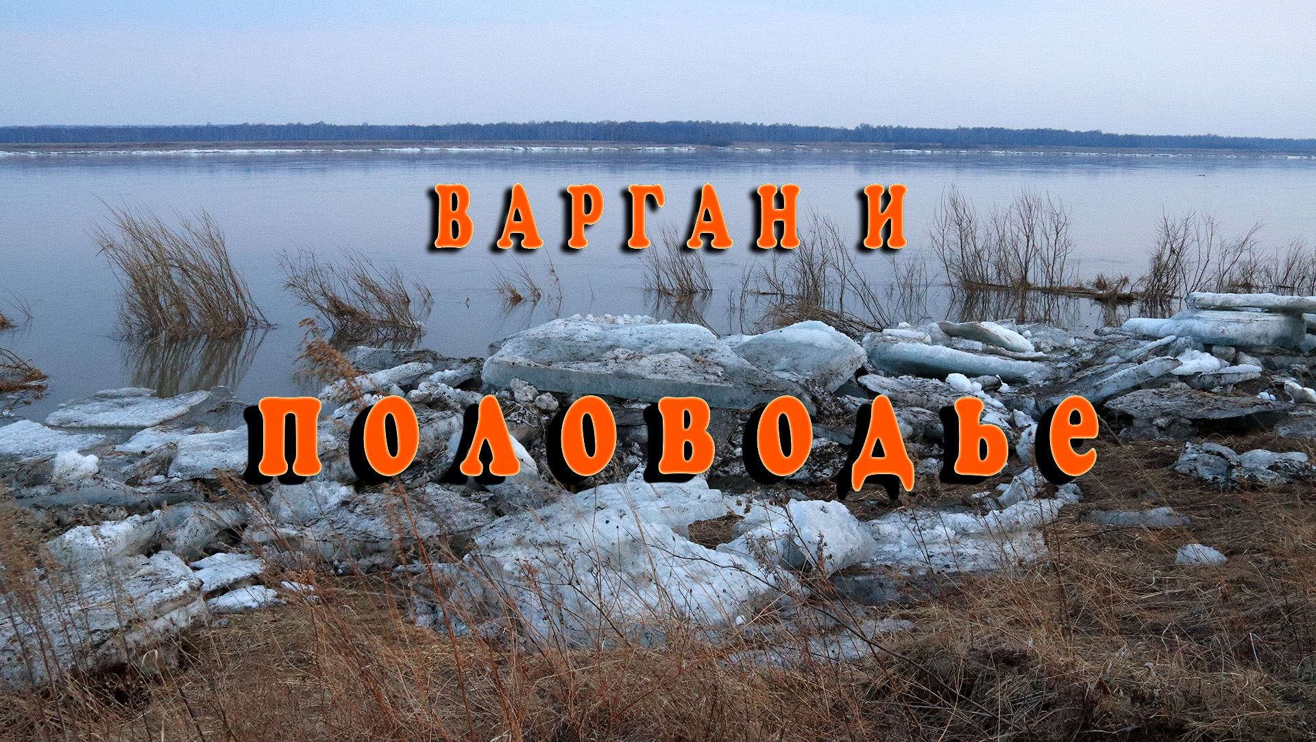 Варган и половодье сибирской реки