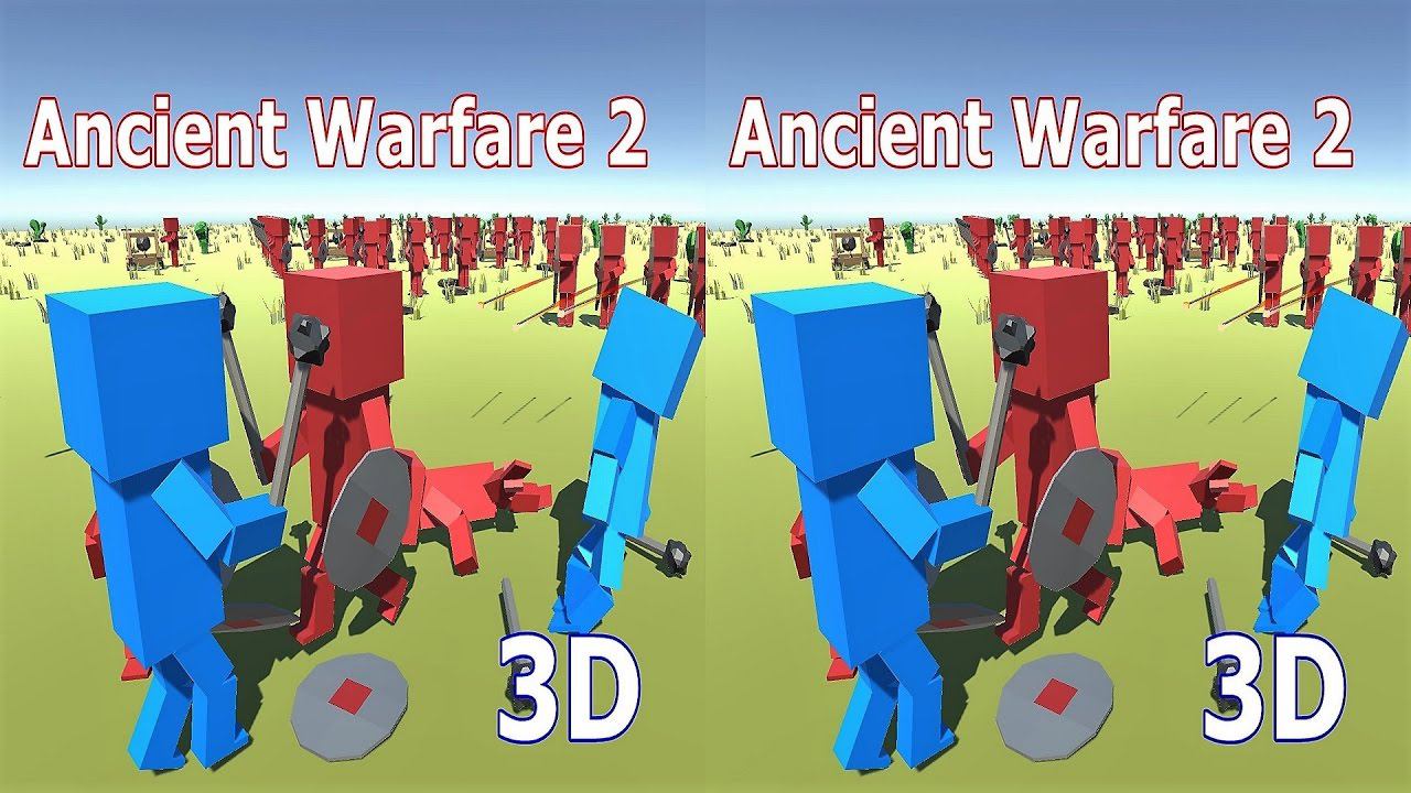 Ancient Warfare 2  3D video SBS VR box google cardboard
