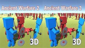Ancient Warfare 2  3D video SBS VR box google cardboard