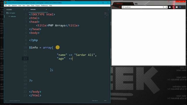 PHP Tutorial - Associative Array - 08 – смотреть онлайн видео от PHP ...