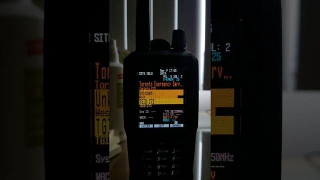 Uniden SDS100 P25 Phase I Encrypted Transmissions