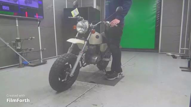 Мотоцикл naked bike нэйкед Honda APE 50 рама AC16 minibike мини-байк гв 2005 пробег 4 т.км белый