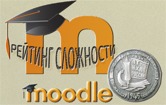 Рейтинг сложности создания материала LMS MOODLE