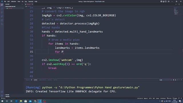 Making Gesture to control Volume of Pc | opencv-mediapipe-pyautogui | Python For Beginners | #mr ...