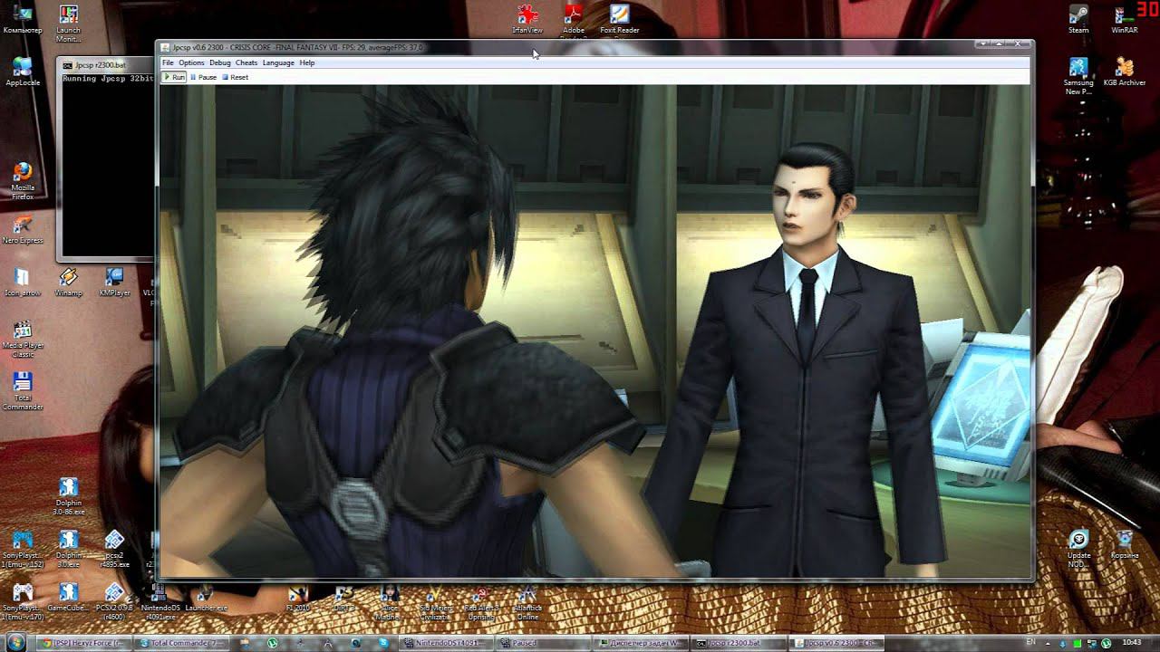 [PSP] Crisis Core: Final Fantasy VII (run game on emul Jpcsp) HD