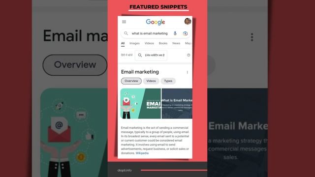 What is Featured Snippets in SERPs - Diopti