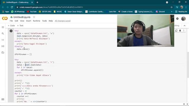 Operasi file list dan dictionary dalam bahasa python – смотреть онлайн ...
