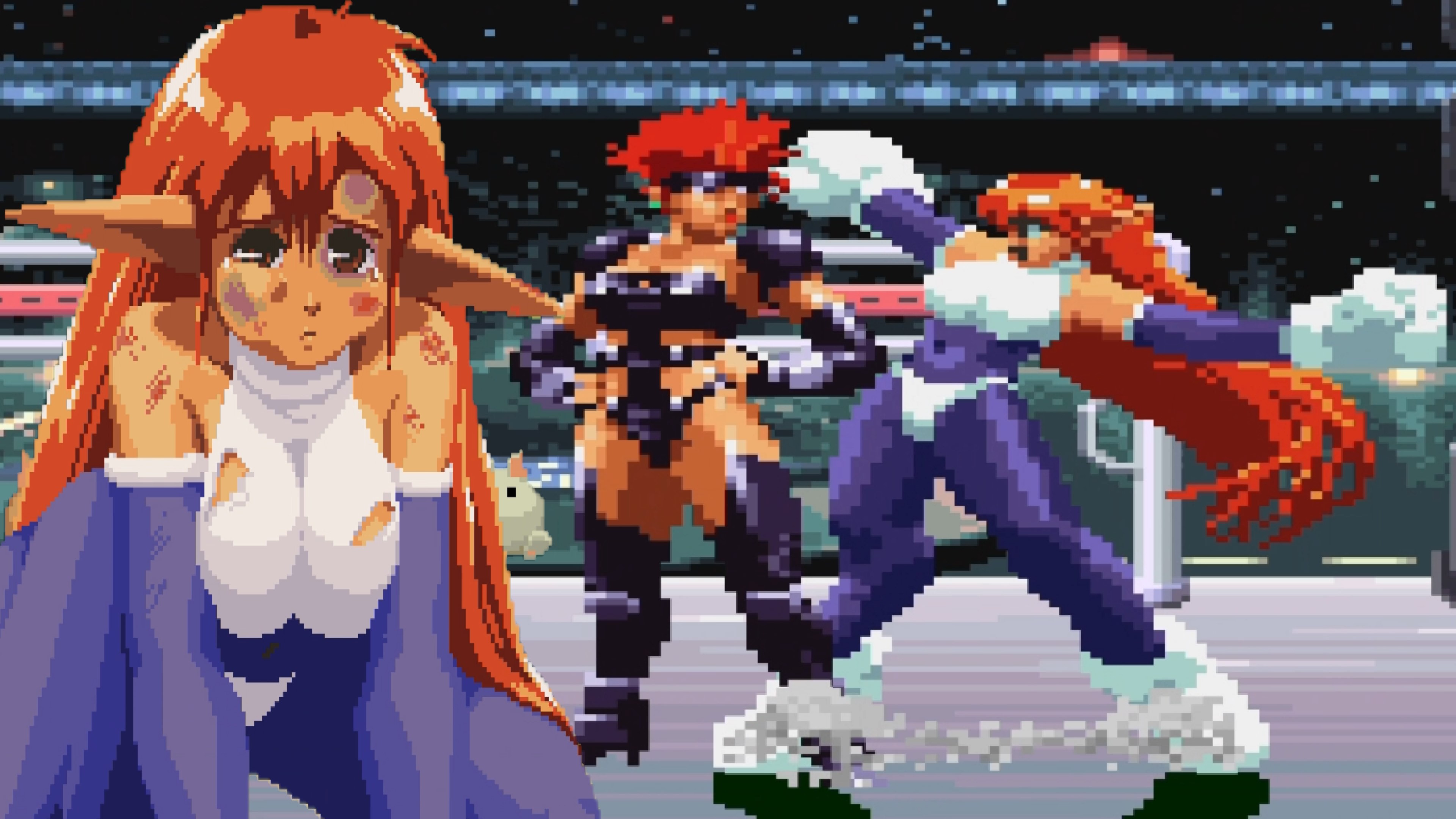 [PS] Galaxy Fight: Universal Warriors [Девочка-кошка / Roomi]