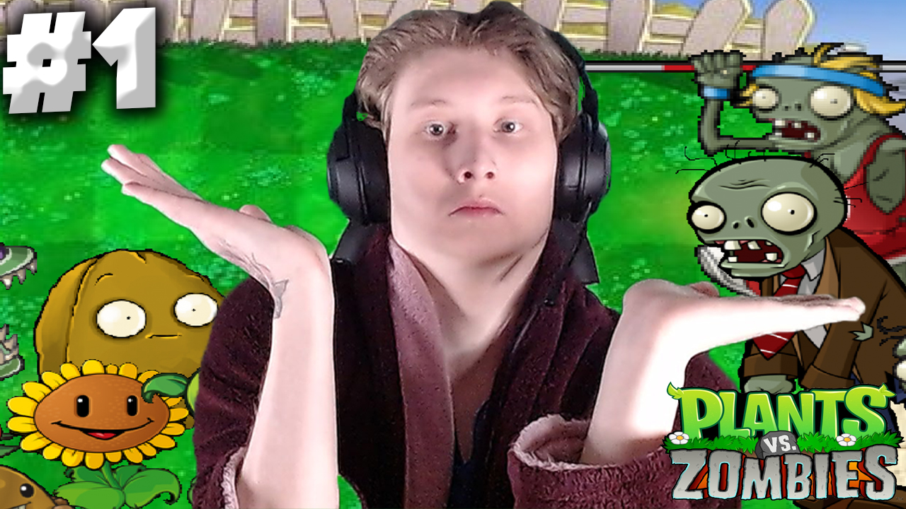 ЖИВЫЕ РАСТЕНИЯ ПРОТИВОСТОЯТ МЕРТВЕЦАМ► PLANTS VS ZOMBIES ► ПРОХОЖДЕНИЕ #1