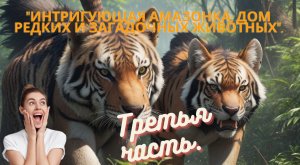 "Интригующая Амазонка: Дом редких и загадочных животных".
Третья часть.