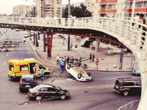 20.07.2018, ДТП на перекрестке пр.Славы и ул.Будапештской