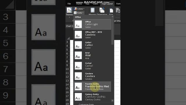 How to change Font Type and Size At Once in Pie And Bar Graphs #excel # #exceltricks #excelsolution