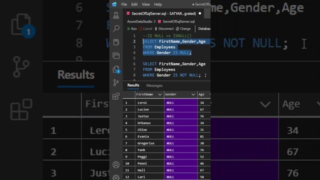 SECRET OF SQL SERVER | IS NULL vs ISNULL() | MS SQL SERVER 🔥🔥 — смотреть онлайн видео бесплатно