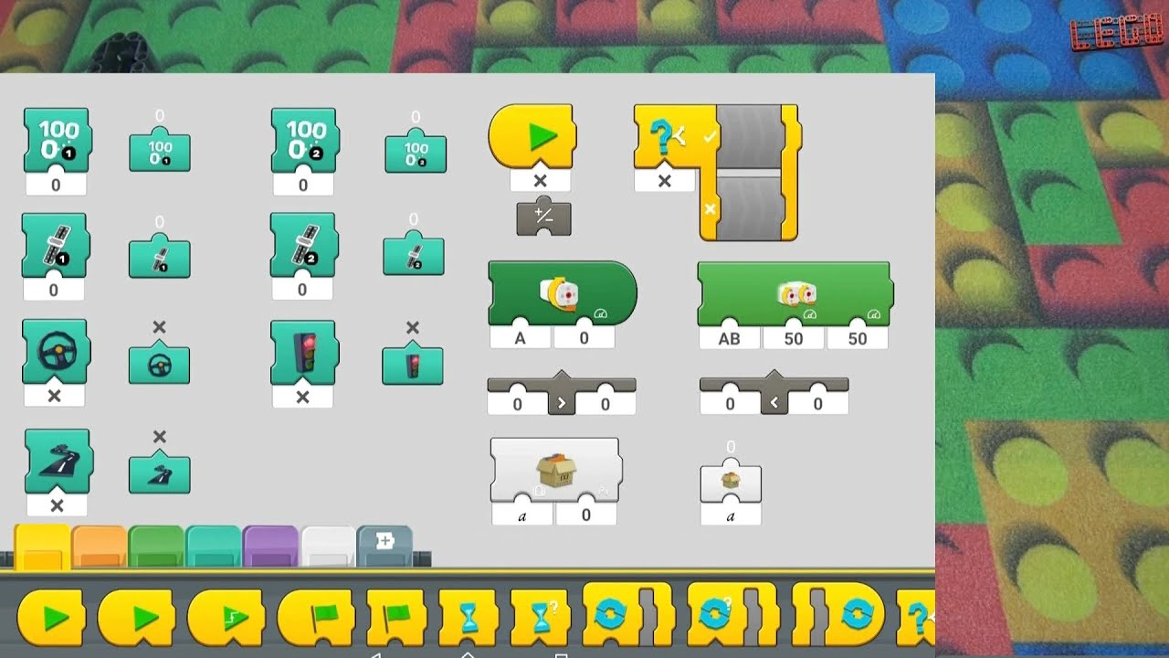 Lego Powered Up #5. Числа и переменные. Экранный геймпад #1 (Slider Interface).