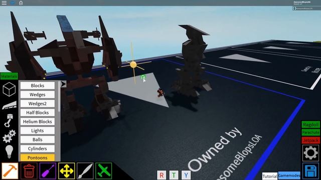 ROBLOX- Plane Crazy [Tutorial] FireBird Mech (Easy Small Mech ...
