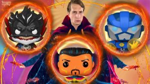 FUNKO POP РАСПАКОВКА | ДОКТОР СТРЭНДЖ | ВЕНОМИЗИРОВАННЫЙ ДОКТОР СТРЭНДЖ | МЕХАНИЧЕСКИЙ КОСТЮМ