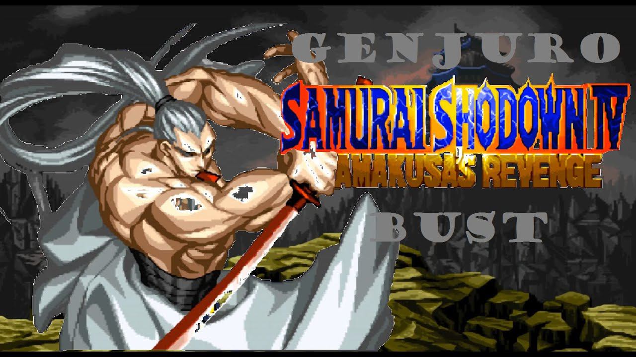 Samurai Shodown IV: Amakusa's Revenge (MAME) Genjuro "Bust" Arcade