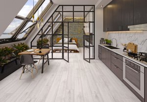 5G locking system by SWISS KRONO_installation of KRONOSTAR  laminate flooring