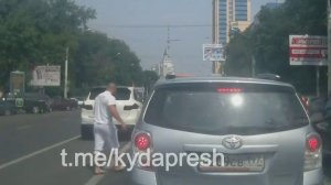 Водитель каена устроил замес, но...