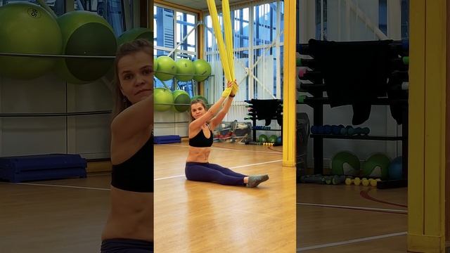 Аэройога. Связка для начинающих. Продолжение