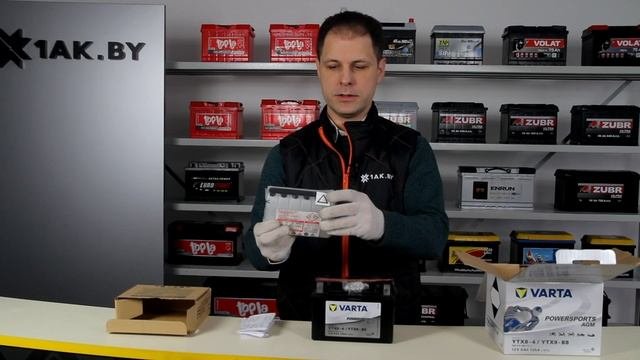 VARTA (8 A/h), 135A: технические характеристики мотоаккумулятора