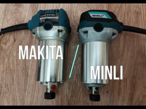Кромочные фрезеры Minli и Makita RT0700C. Сравнение работы