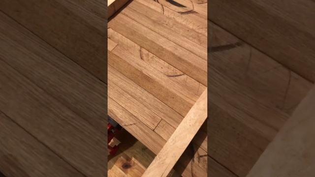 Подготовка к склейке щита