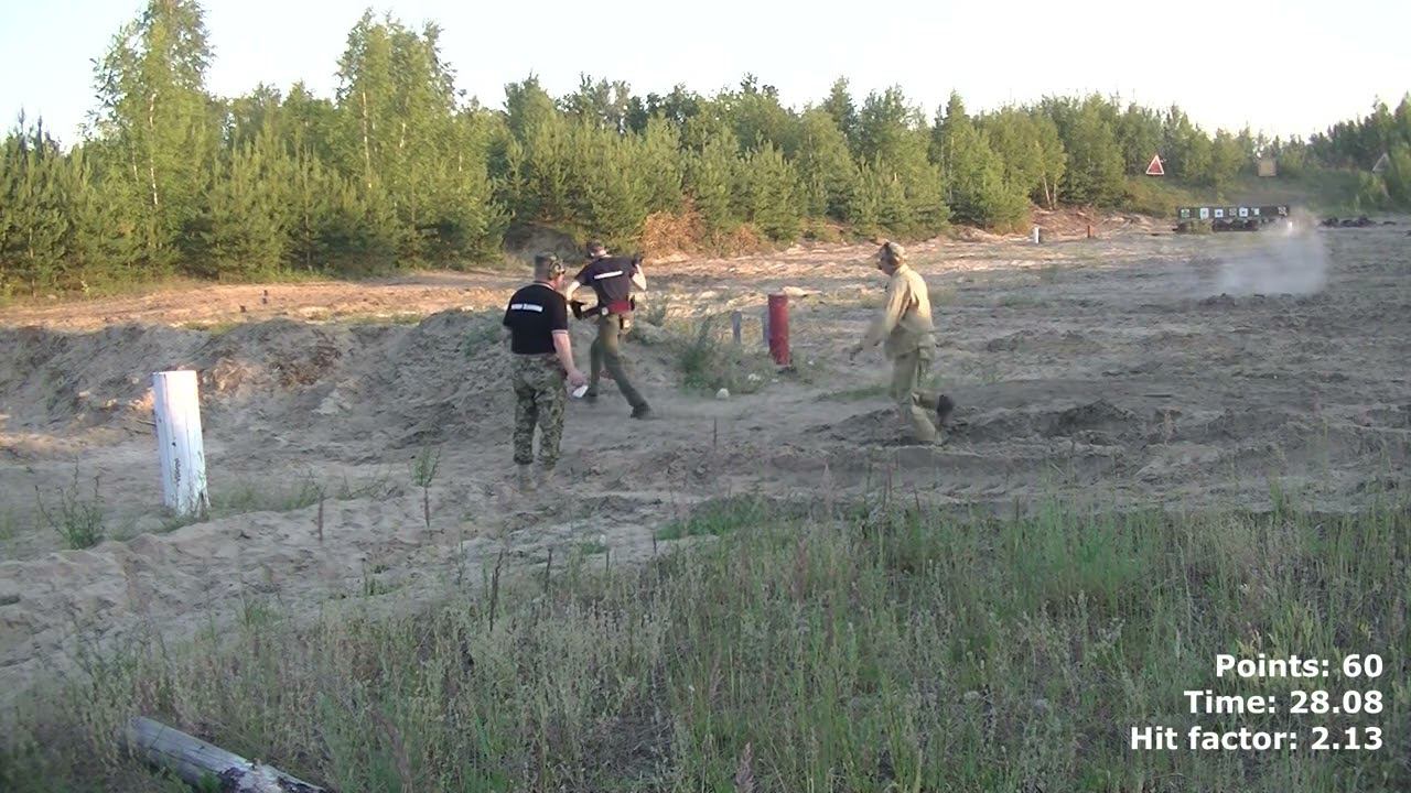 Тренировочный процесс на новом стрельбище