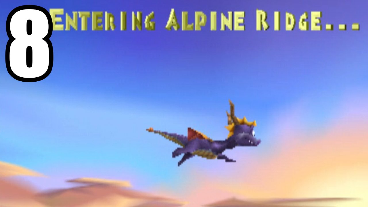 [#8 Spyro the Dragon] АЛПИН РИДЖ (PS1)