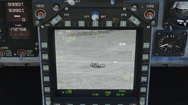 F/А-18C Уничтожение противника на полигоне. Первым темпом