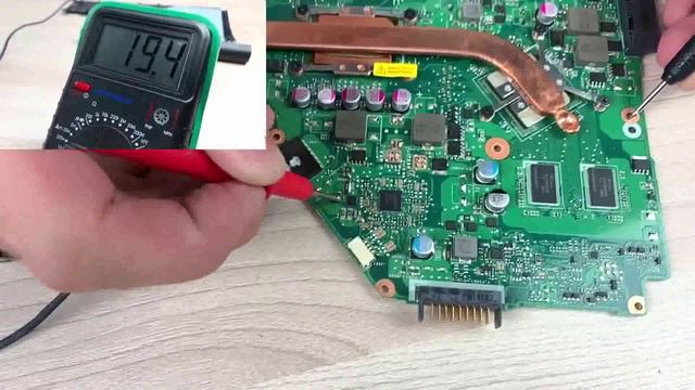 5 - Ремонт Asus F552C не включается, не заряжается